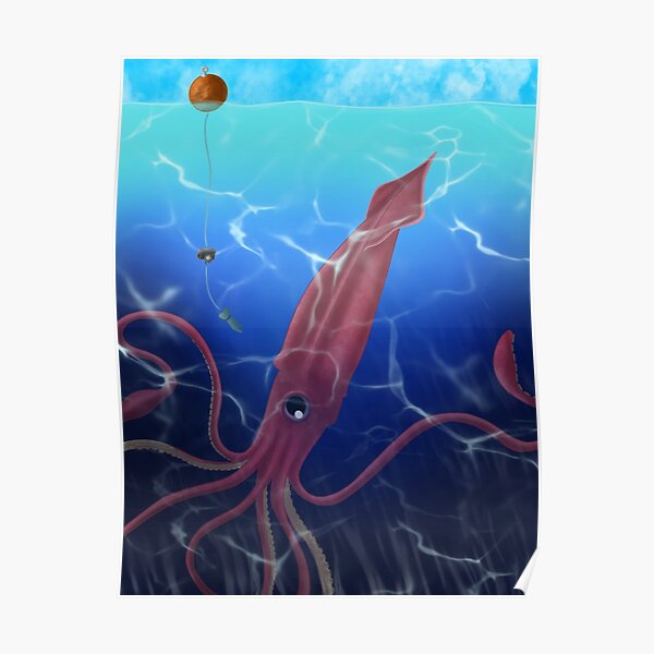 Giant Squid Posters | Redbubble