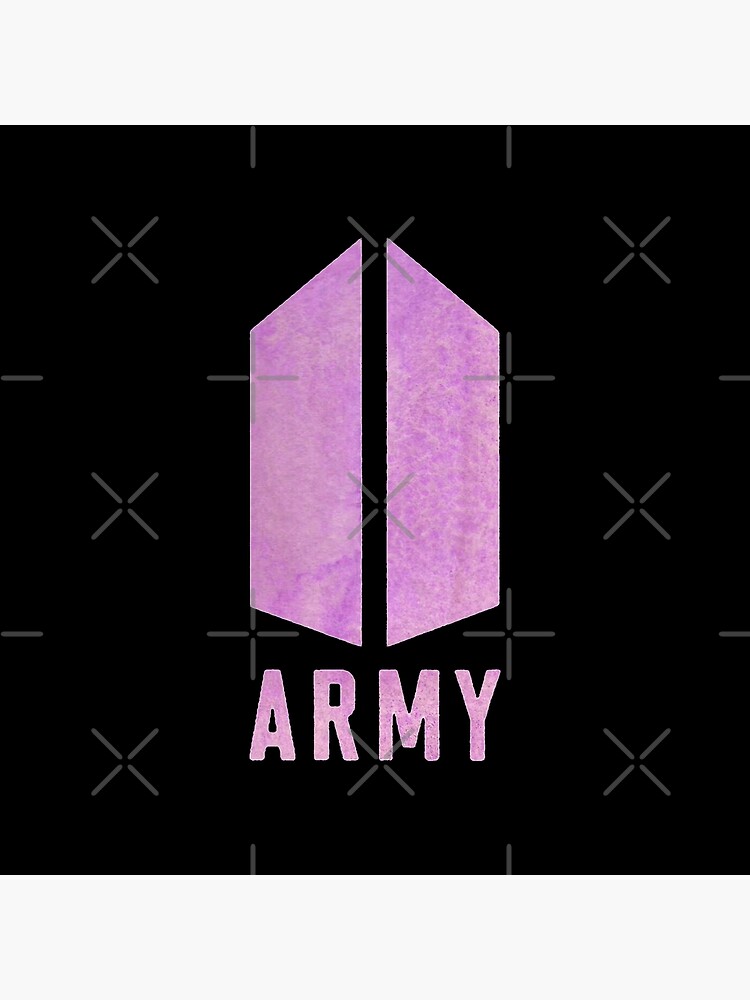 "BTS ARMY Fandom KPOP Logo" Poster for Sale by DYMABASE | Redbubble