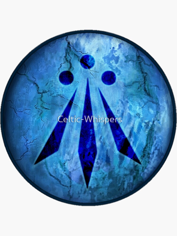 "Celtic Awen Symbol " Sticker for Sale by Celtic-Whispers | Redbubble