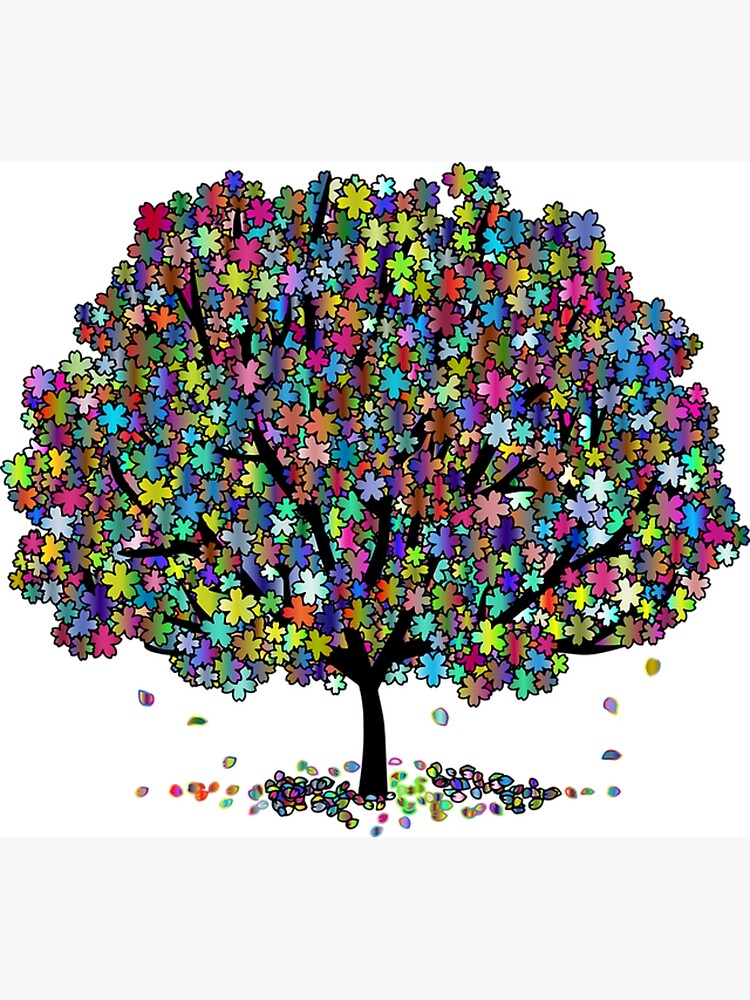 "colorful tree" Poster by Mariamnaaz | Redbubble