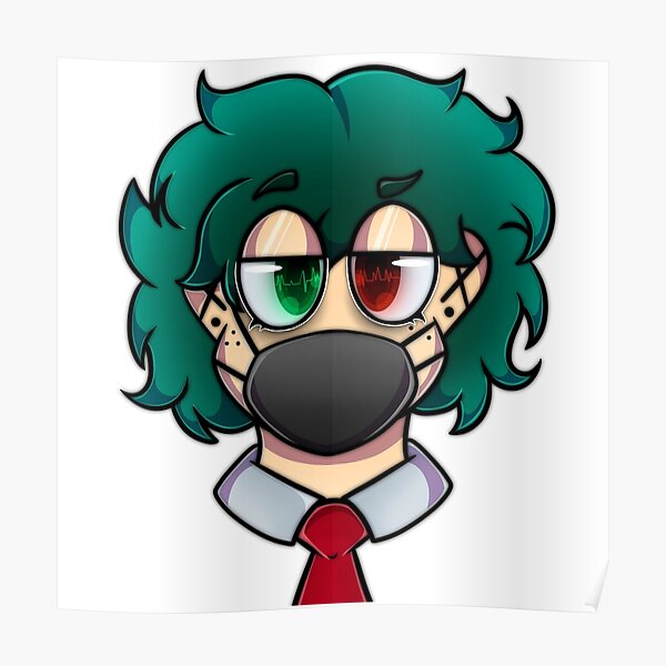 "Villain Deku" Poster by Rogue-Mind | Redbubble