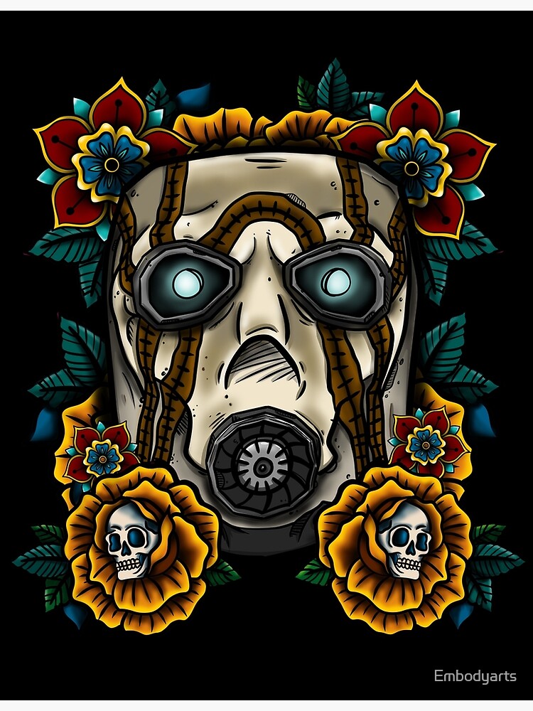 "Crazy Mask" Art Print by Embodyarts | Redbubble