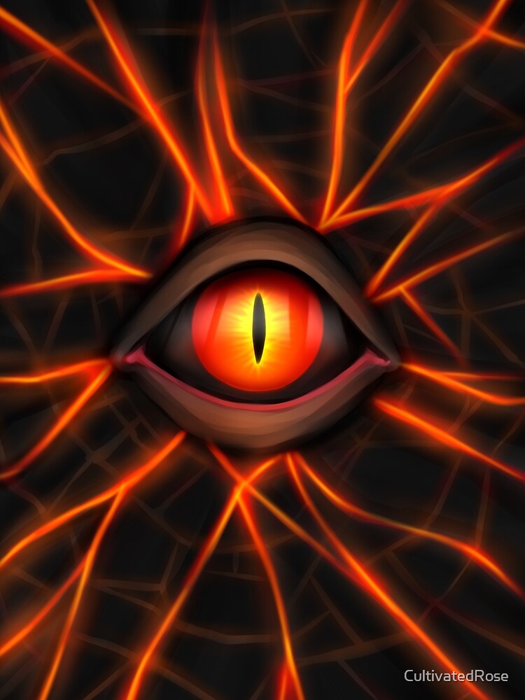 "Lava Eye" T-shirt for Sale by CultivatedRose | Redbubble | eye graphic ...