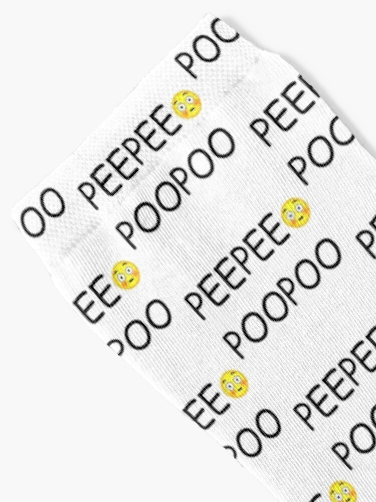 "peepee poopoo" Socks for Sale by pondpajamas | Redbubble