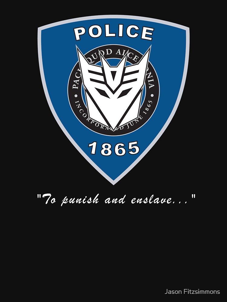 "Transformers - Police Logo - Medium Size Logo" T-shirt for Sale by ...