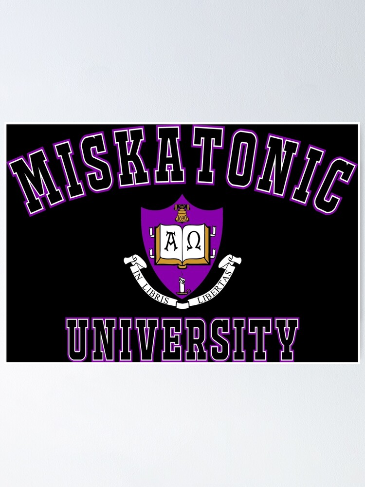 "Miskatonic University Color Logo" Poster by christian-milik | Redbubble
