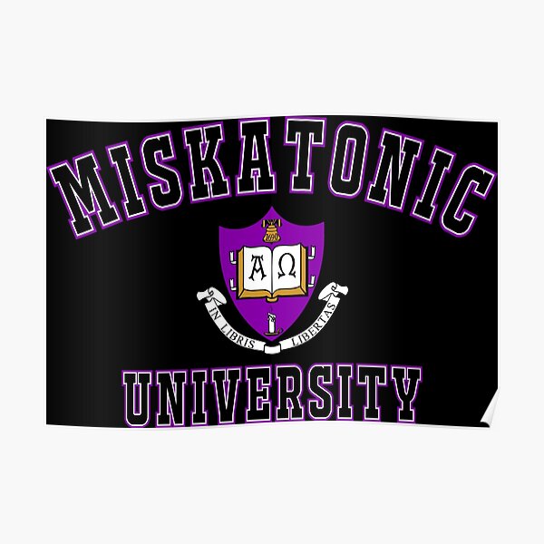 "Miskatonic University Color Logo" Poster by christian-milik | Redbubble