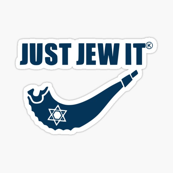 "Just Jew It" Sticker for Sale by srsussman | Redbubble