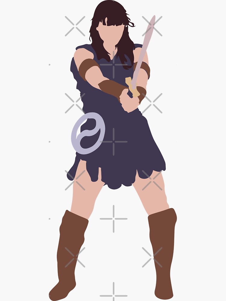 "Xena Warrior Princess" Sticker for Sale by FutureSpace | Redbubble