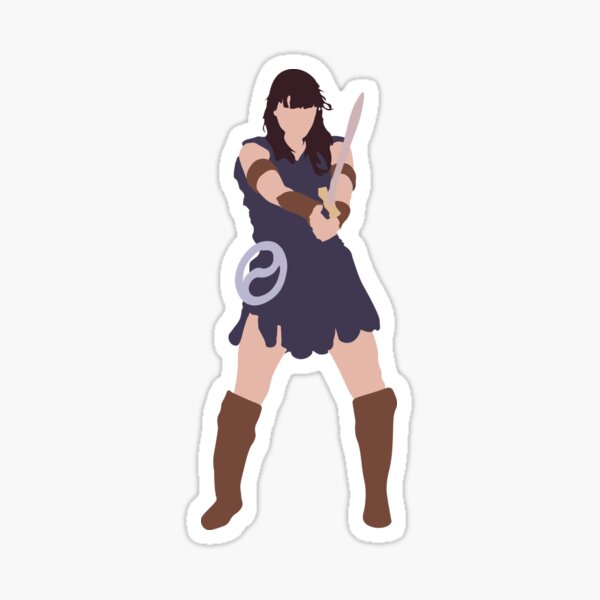 "Xena Warrior Princess" Sticker for Sale by FutureSpace | Redbubble