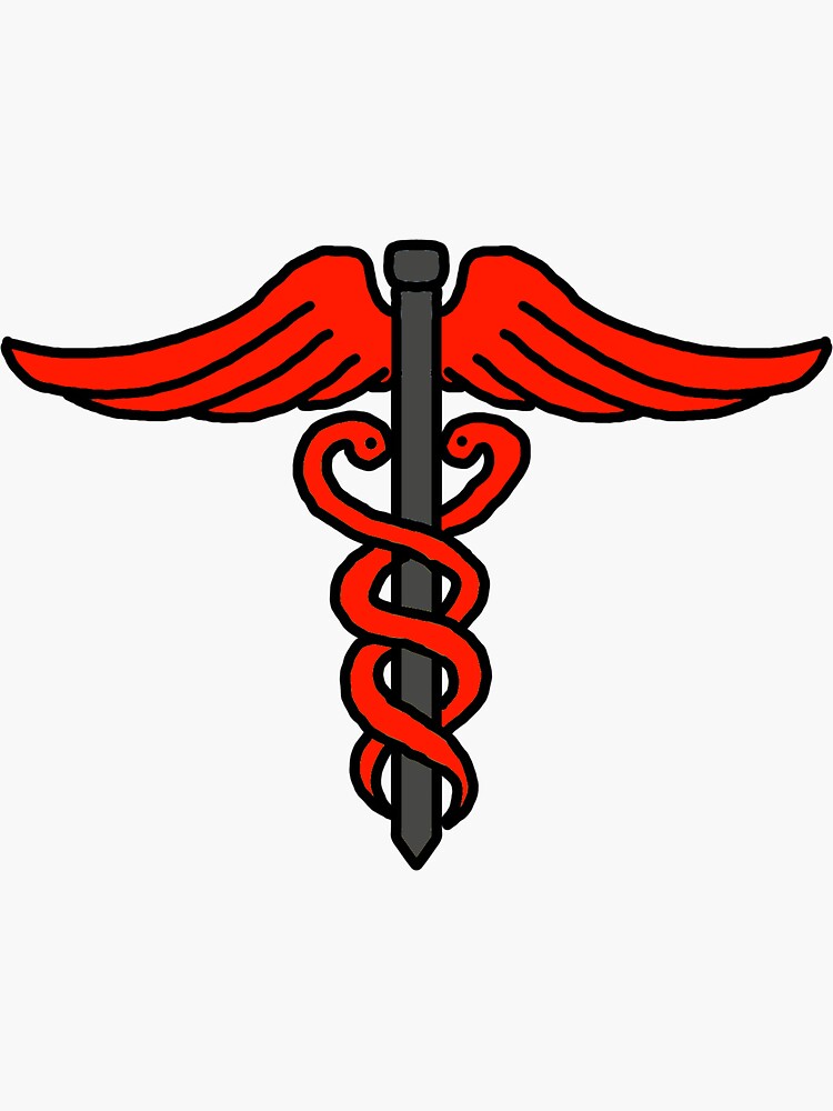 "Tactical Caduceus" Sticker for Sale by 5starminus2 | Redbubble