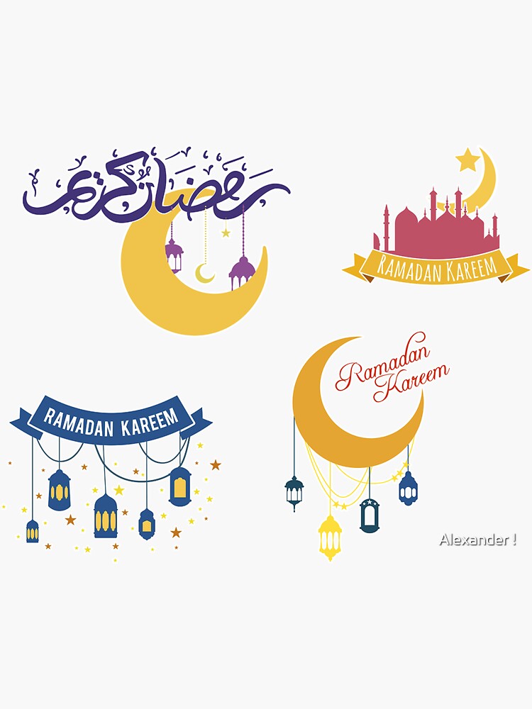 "Ramadan sticker pack:)" Sticker by aleexwz | Redbubble