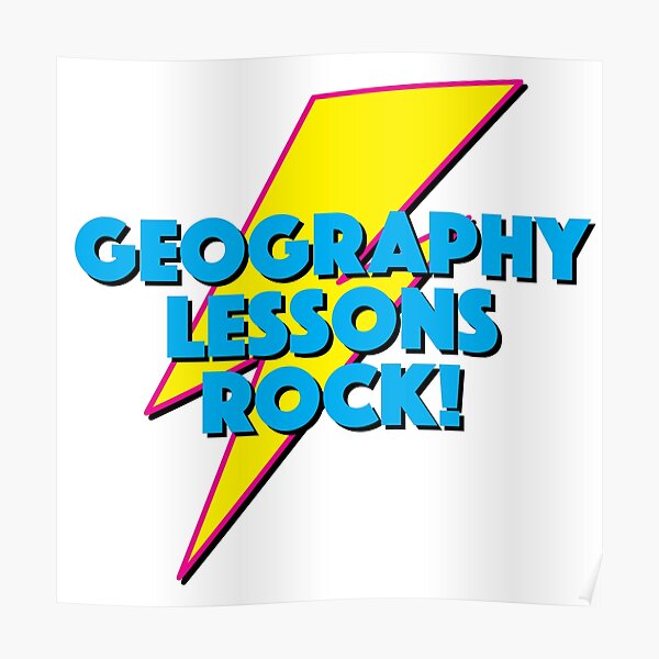 Geography Slogan Posters | Redbubble