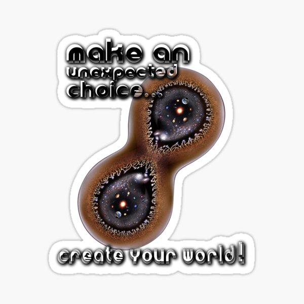 "Make an UNEXPECTED Choice!" Sticker for Sale by pablocbudassi | Redbubble