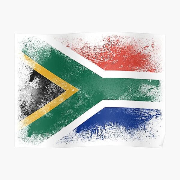 "South Africa flag" Poster by psychoshadow | Redbubble