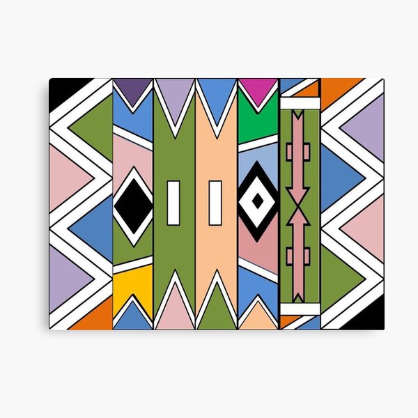 Ndebele Canvas Prints | Redbubble