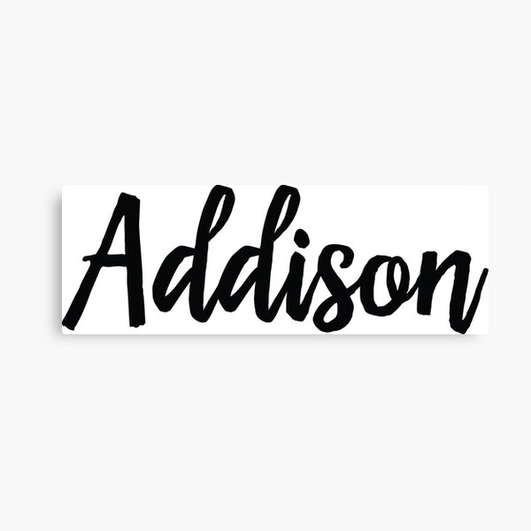 Addison Canvas Prints | Redbubble