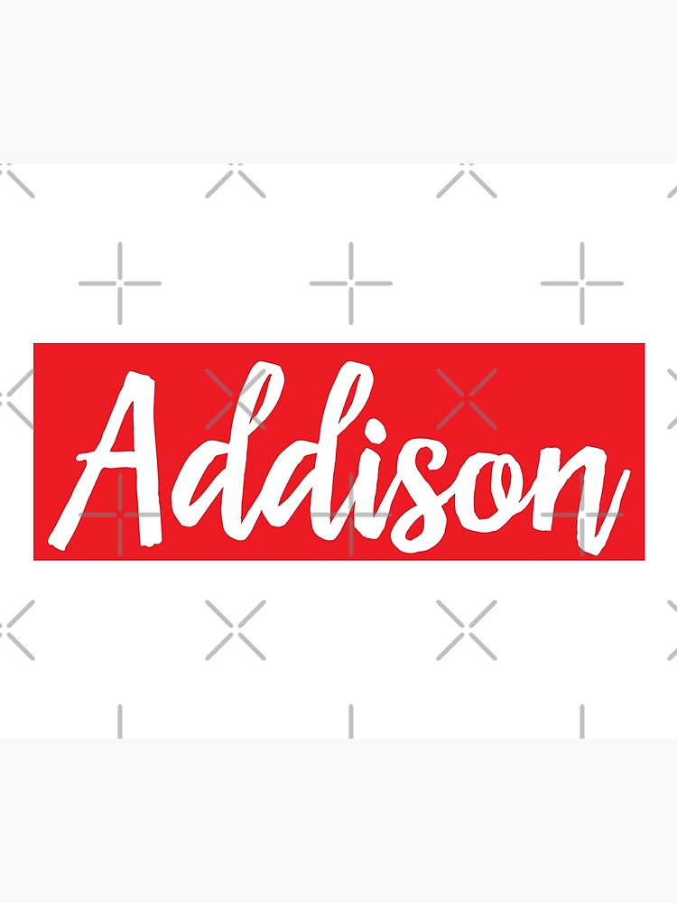 "Addison Script My Name Is Addison" Tapestry for Sale by ProjectX23 ...