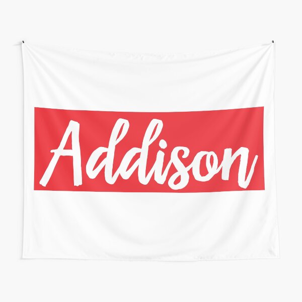 "Addison Script My Name Is Addison" Tapestry for Sale by ProjectX23 ...