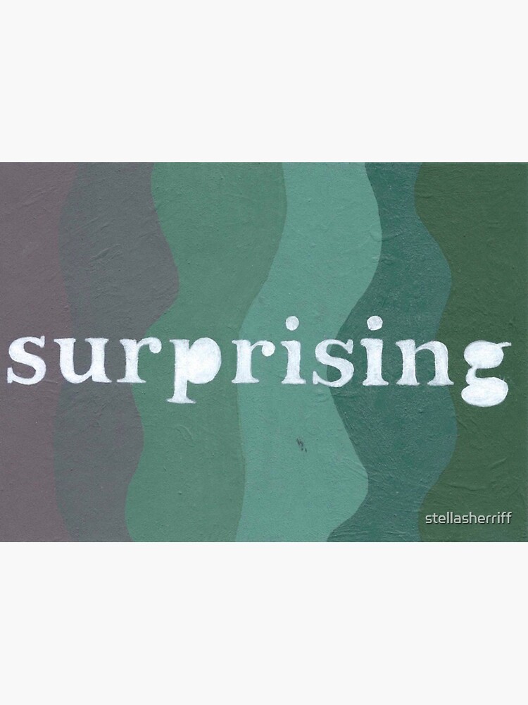 "surprising" Sticker for Sale by stellasherriff | Redbubble