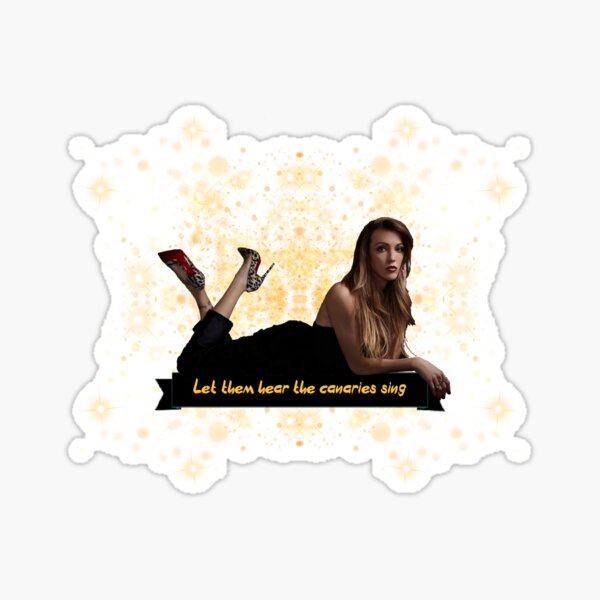 "Katie Cassidy sticker" Sticker for Sale by dutchchu | Redbubble