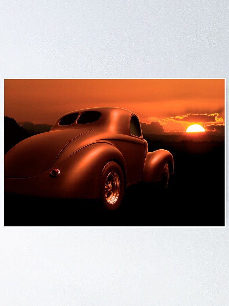 "Basic Bob's Deuce Coupe" Poster by flyrod | Redbubble