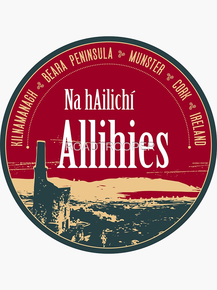 "Wild Atlantic Way Allihies, Beara Peninsula Ireland T-Shirt + Sticker ...