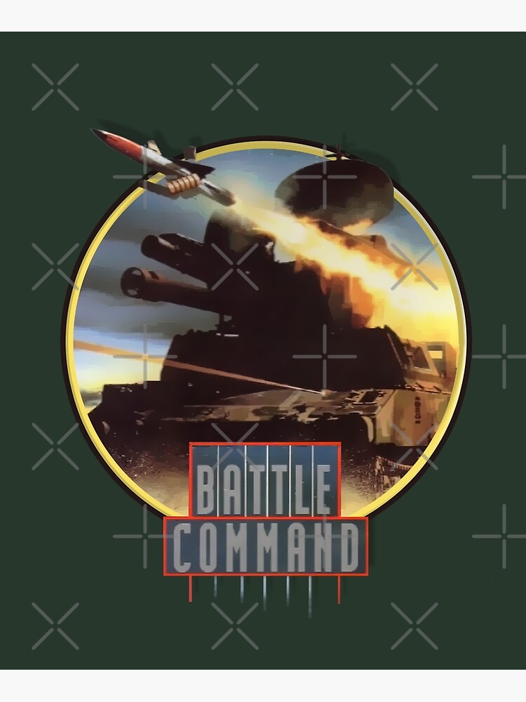 "Battle Command - Badge" Poster for Sale by RetroTrader | Redbubble