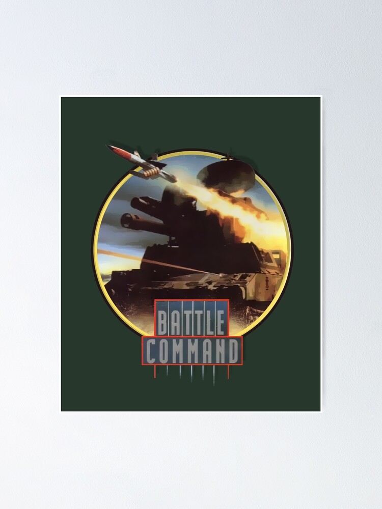 "Battle Command - Badge" Poster for Sale by RetroTrader | Redbubble