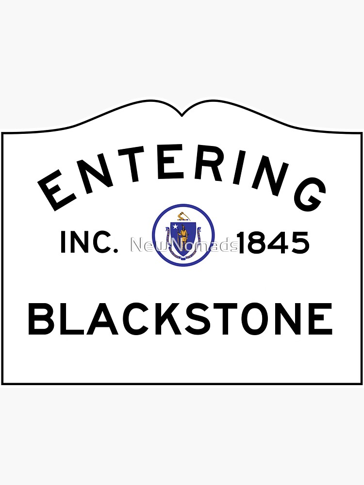 "Entering Blackstone Massachusetts - Commonwealth of Massachusetts Road ...