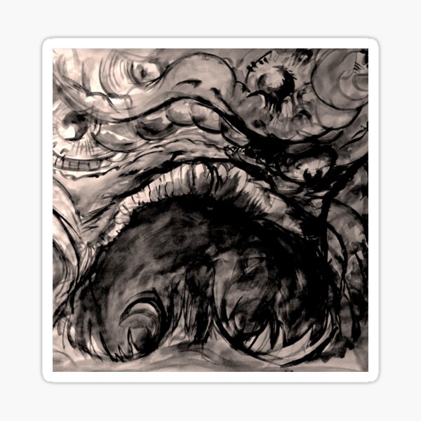 "Dragon Face" Sticker for Sale by Sentmode | Redbubble