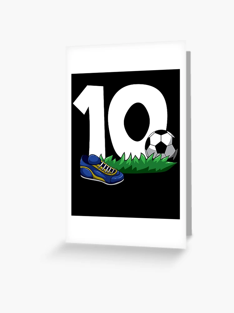 10th Football Birthday Printable Cards