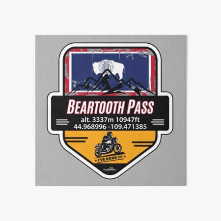 "Beartooth Pass US 212 Motorcycle Car RV Cycle Sticker & T-Shirt 02 ...