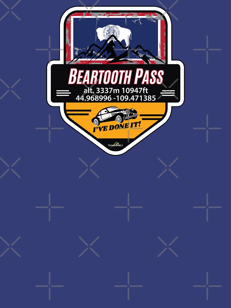 "Beartooth Pass US 212 Motorcycle Car RV Cycle Sticker & T-Shirt 03" T ...