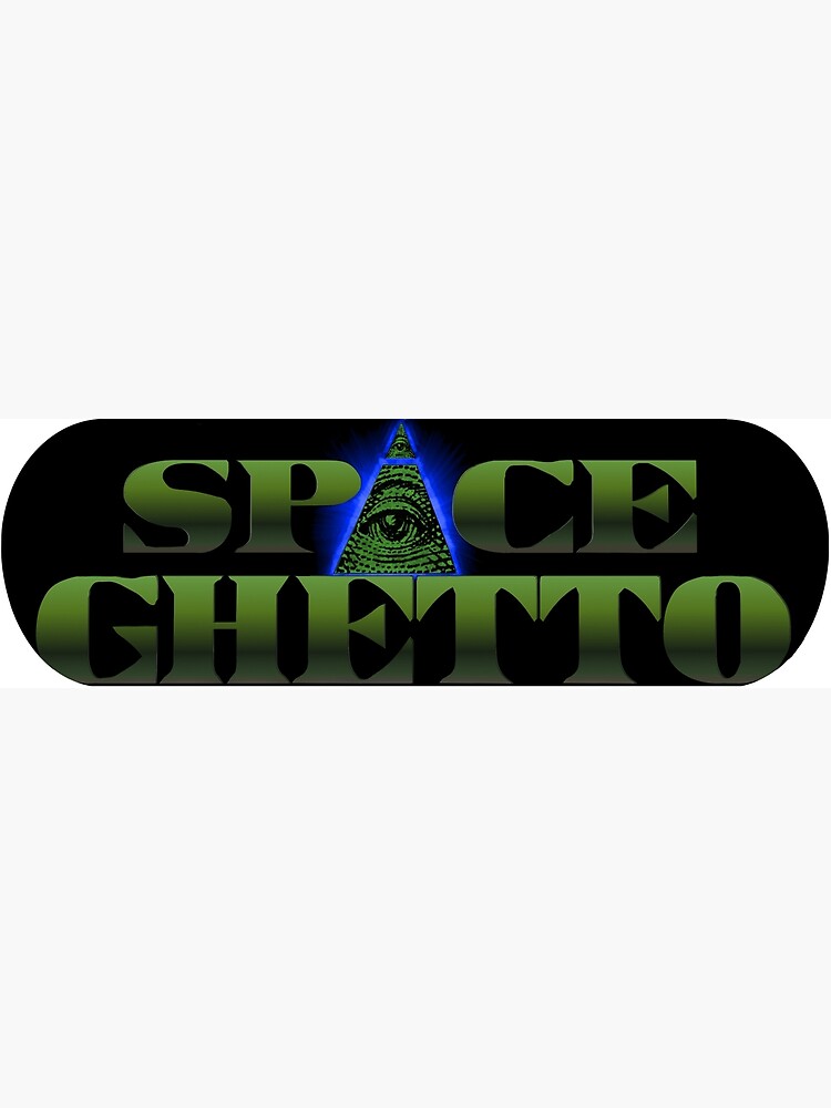 "SpaceGhetto Logo" Art Print for Sale by nigamajiga | Redbubble