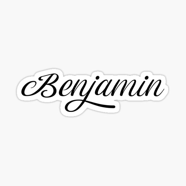 "Benjamin" Sticker by gulden | Redbubble