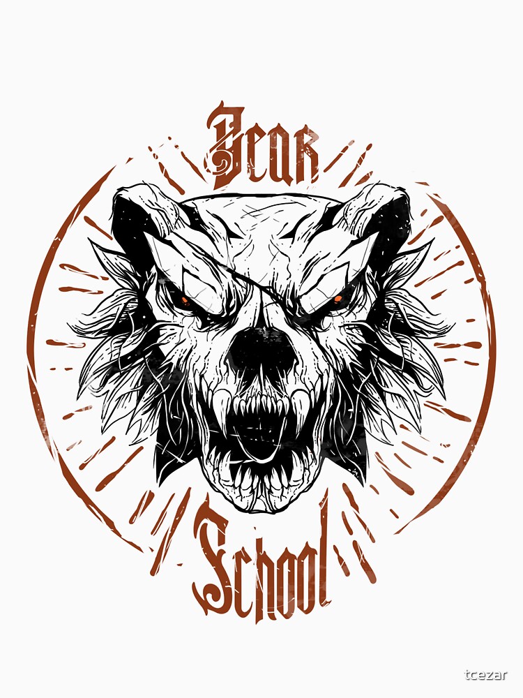 "WITCHER - Bear School Symbol" T-shirt for Sale by tcezar | Redbubble ...