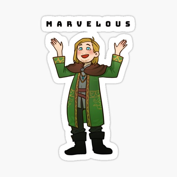"Lucien Marvelous" Sticker for Sale by JosephRussell | Redbubble