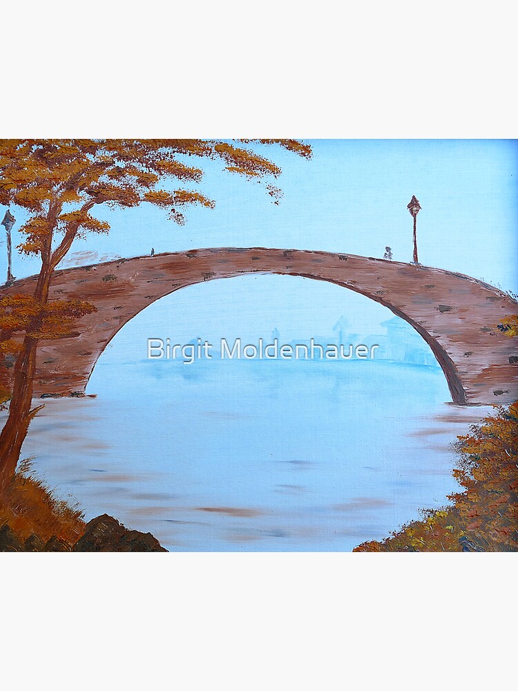 "Old City Bridge" Sticker for Sale by BirgitMo | Redbubble