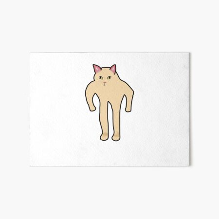 "buff cat meme" Art Board Print by disamaria | Redbubble