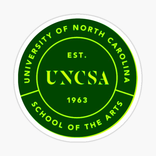 "UNCSA sticker-university north carolina school of the arts" Sticker ...
