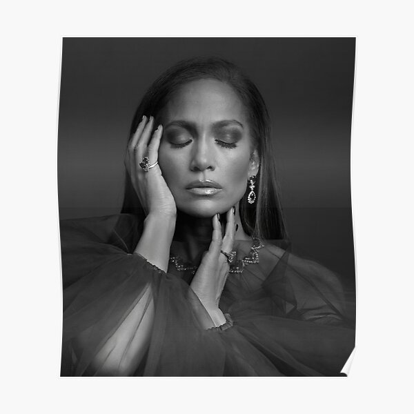 Póster «Jennifer Lopez Black» de johannakonig | Redbubble
