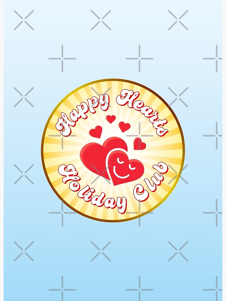 "Happy Hearts Holiday Club" Poster by ChrisOrton | Redbubble
