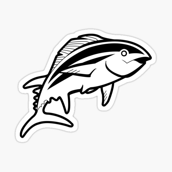 "Bluefin Tuna" Sticker by Voxel-Ito | Redbubble