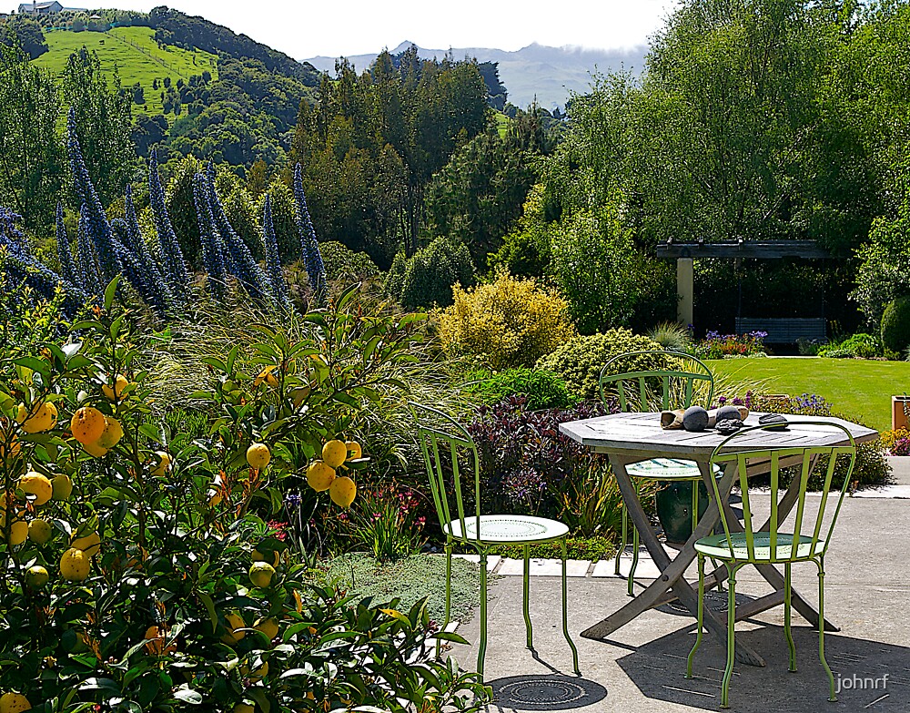 "Garden, French Farm, Banks Peninsula, New Zealand." by johnrf | Redbubble