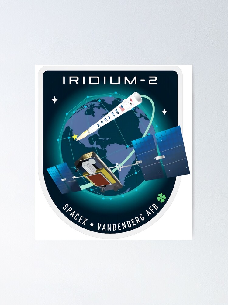 "Iridium 2 Launch Team Logo" Poster for Sale by Spacestuffplus | Redbubble