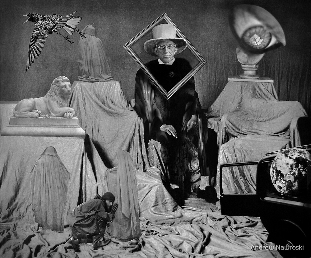 "The Ghost of Lucien Freud." by Andrew Nawroski | Redbubble