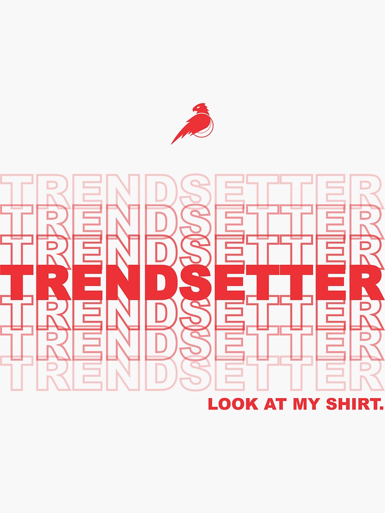 "Trendsetter" Sticker for Sale by Eagle-01 | Redbubble