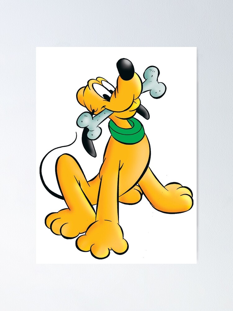 "Pluto pluto go with the bone" Poster for Sale by mrimde49 | Redbubble