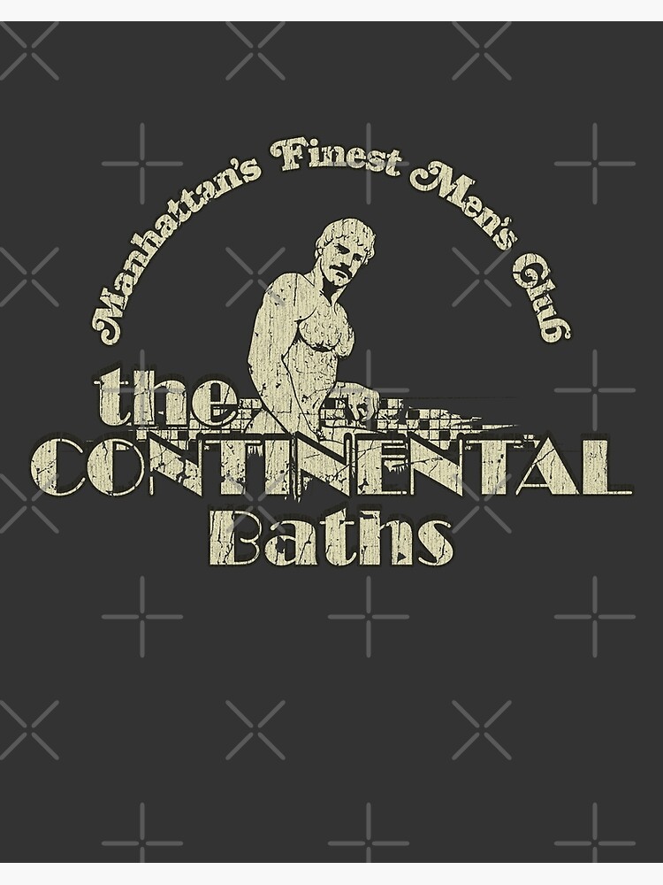 "The Continental Baths" Poster for Sale by jacobcdietz | Redbubble